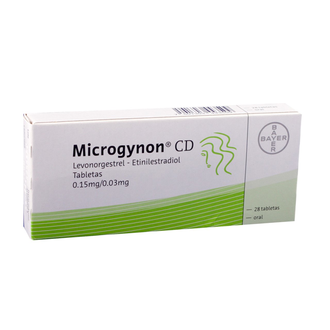 Microgynon CD 0.15 mg / 0.03 mg 28 Tabletas - Farmacias Klyns