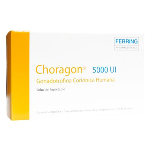 Choragon Solucion Inyectable 5000 UI 1 Ampolleta - Farmacias Klyns