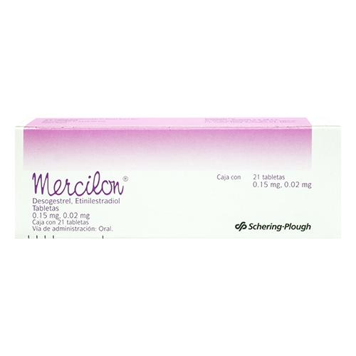 Mercilon 15 mg / 0.020 mg 21 Tabletas - Farmacias Klyns