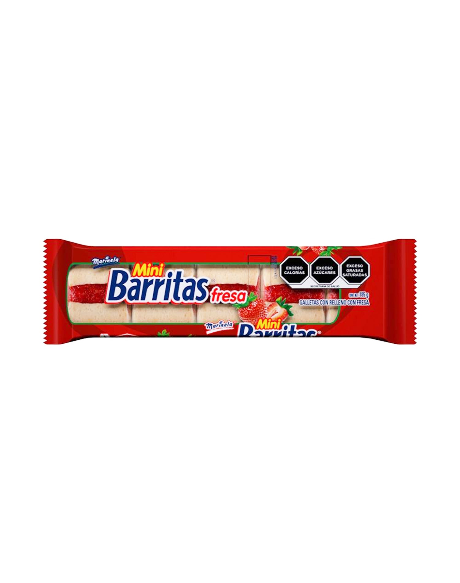 Mini Barritas Fresa 185 g - Farmacias Klyns