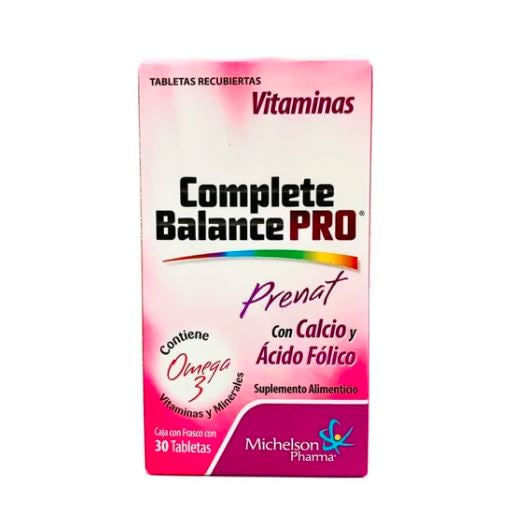 Complete Balance Pro Prenat 30 Tabletas - Farmacias Klyns