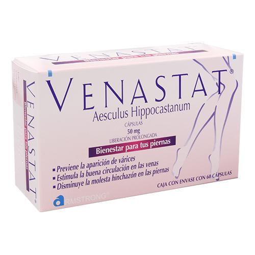 Venastat 50 mg 60 Capsulas - Farmacias Klyns