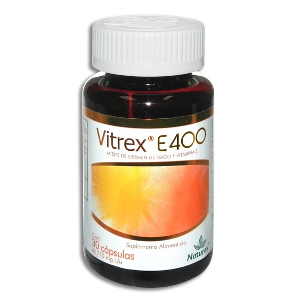 Vitrex E 400 30 Capsulas Naturex - Farmacias Klyns