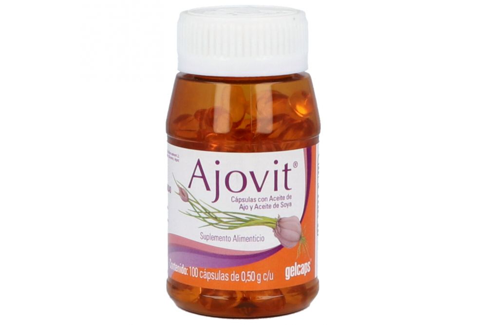 Ajovit Suplemento 100 Capsulas - Farmacias Klyns