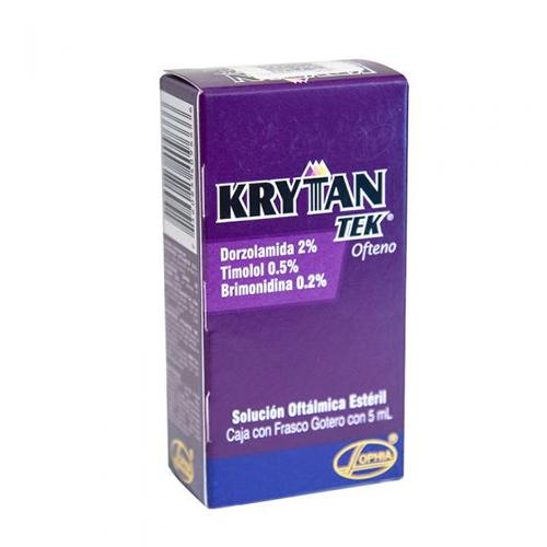 Krytan Tek Solucion Oftalmica 5 mL - Farmacias Klyns