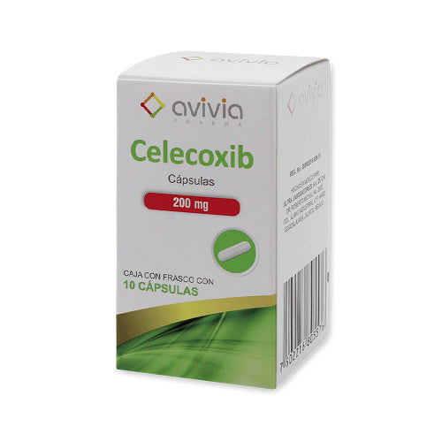 Avivia Celecoxib 200 mg 10 Tabletas - Farmacias Klyns