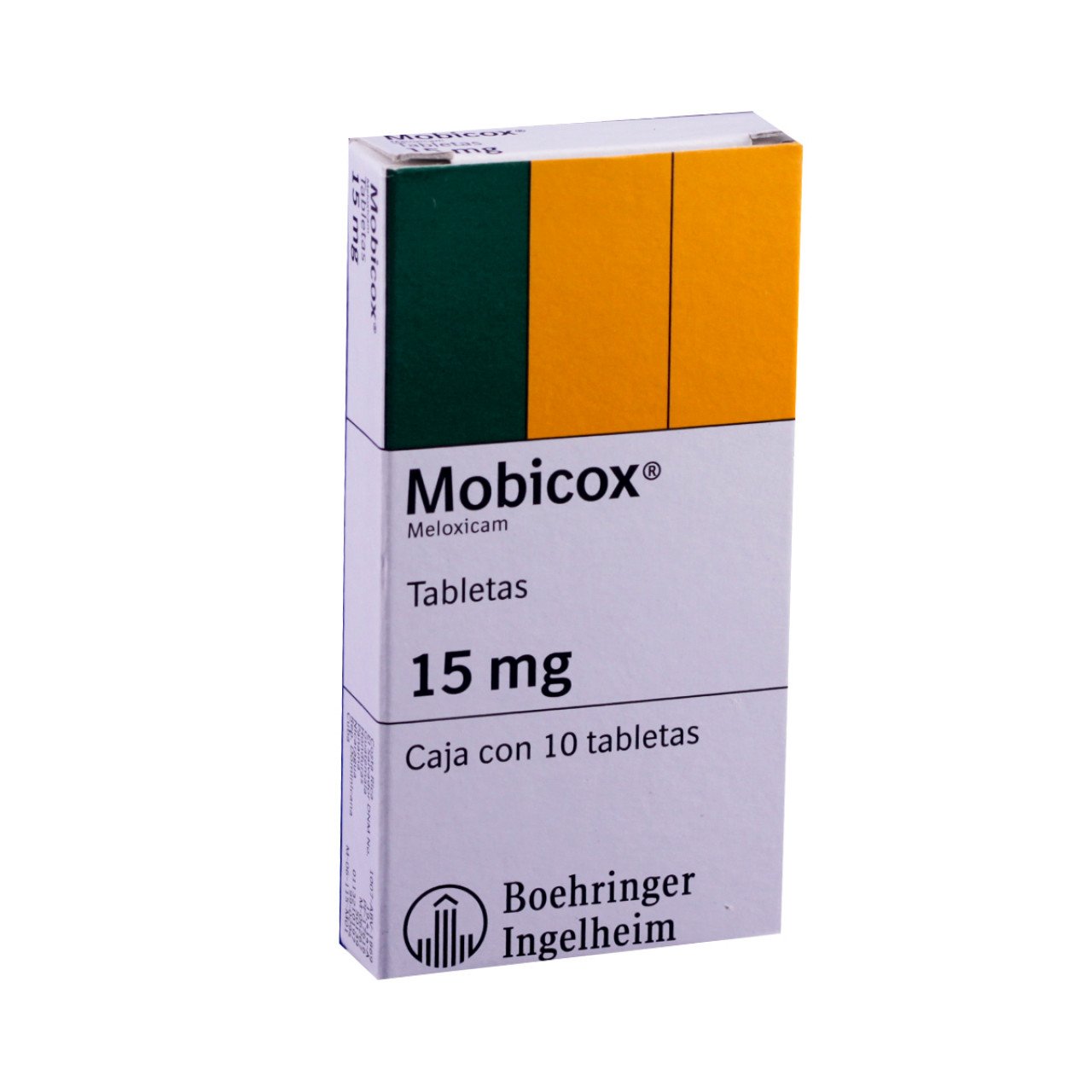 Mobicox 15 mg 10 Tabletas - Farmacias Klyns