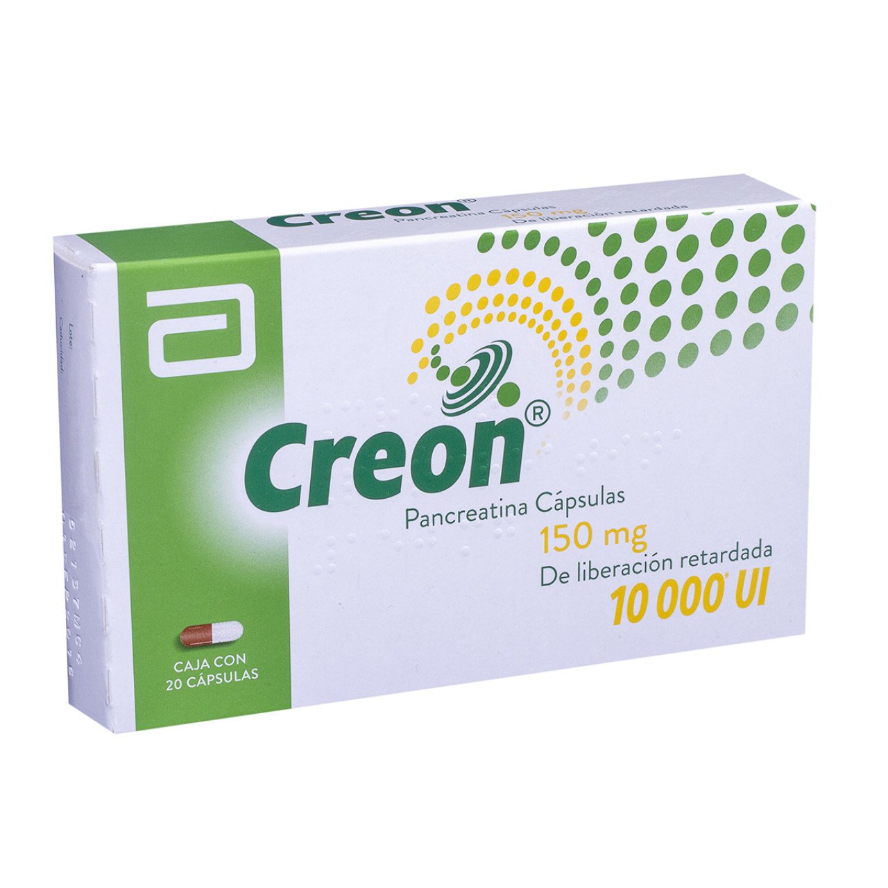 Creon 150 mg / 10 000 UI 20 Capsulas - Farmacias Klyns