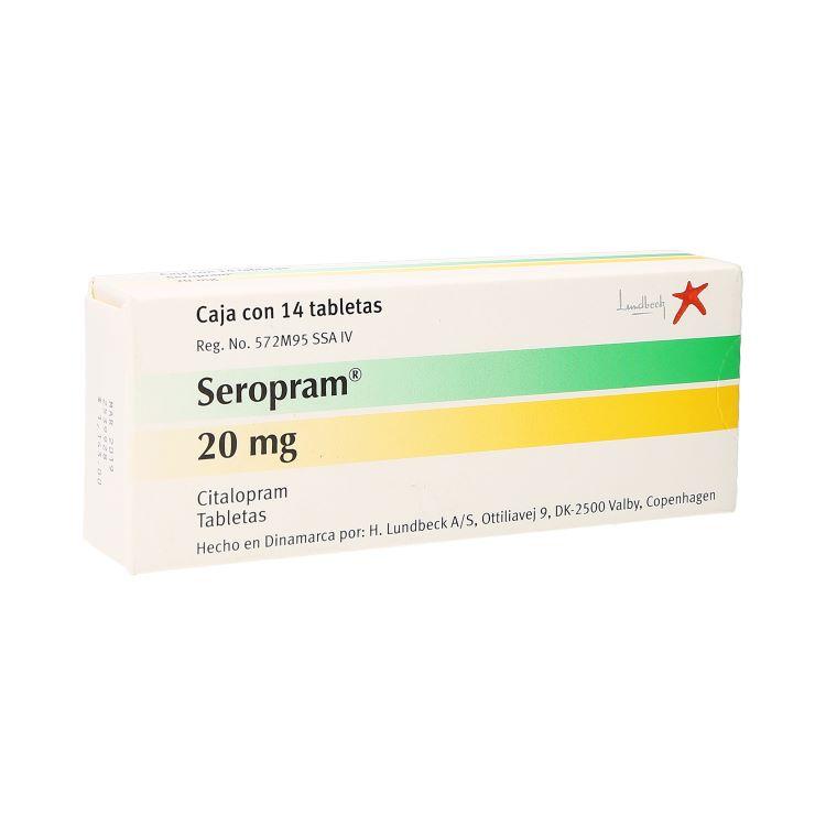 Seropram 20 mg 14 Tabletas - Farmacias Klyns