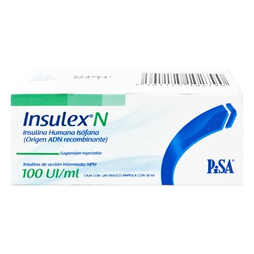 Insulex N Solucion 100 UI / mL 10 mL - Farmacias Klyns