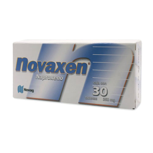 Novamex Naproxeno 250 mg 30 Tabletas - Farmacias Klyns