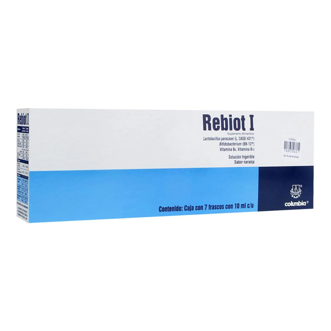 Rebiot I 10 mL 7 Frascos - Farmacias Klyns