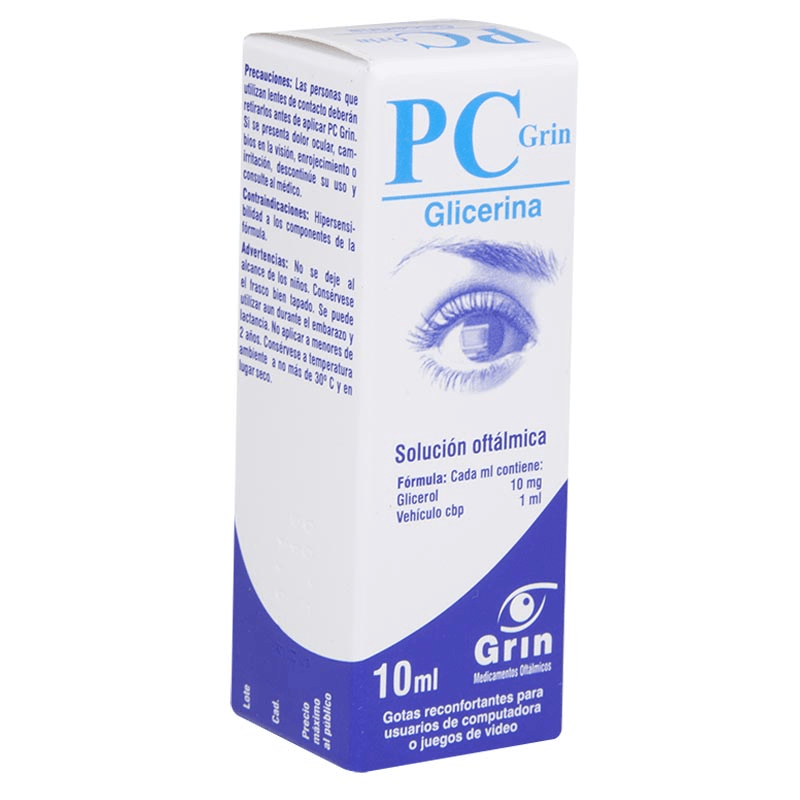 PC Grin Solucion Oftalmica 10 mL - Farmacias Klyns