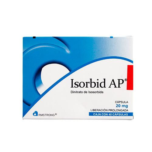 Isorbid AP 20 mg 40 Capsulas - Farmacias Klyns