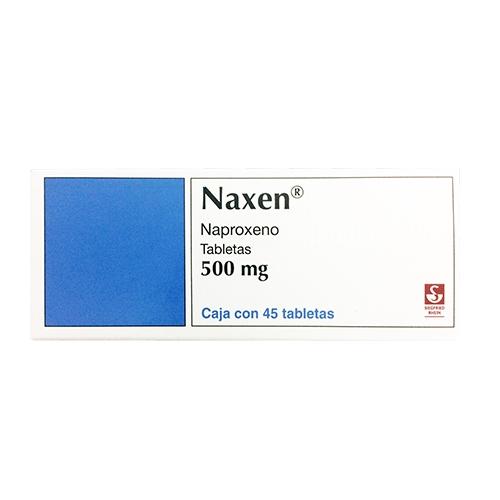 Naxen 500 mg 45 Tabletas - Farmacias Klyns