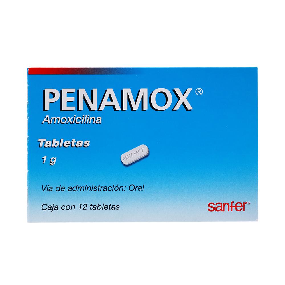Penamox 1 g 12 Tabletas - Farmacias Klyns
