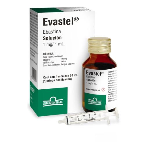 Evastel Solucion 1 mg / 1 mL Frasco con 60 mL - Farmacias Klyns