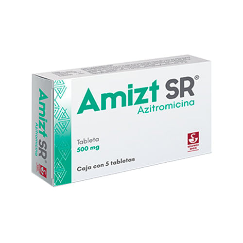 Amizt SR 500 mg 5 Tabletas - Farmacias Klyns