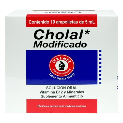 Cholal Modificado 10 Ampolletas - Farmacias Klyns