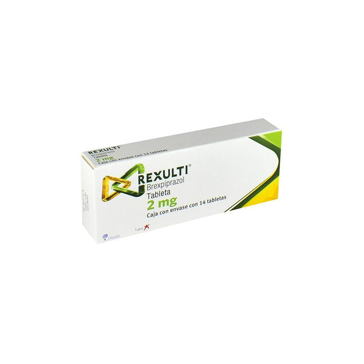 Rexulti 2 mg 14 Tabletas - Farmacias Klyns