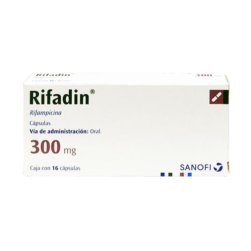 Rifadin 300 mg 16 Capsulas - Farmacias Klyns