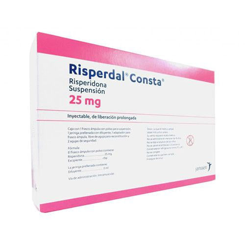 Risperdal Consta Suspension 25 mg 1 Ampolleta - Farmacias Klyns