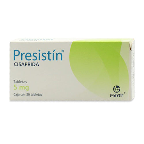 Presistin Cisaprida 5 mg 30 Tabletas - Farmacias Klyns Presistin Cisaprida 5 mg 30 Tabletas - Farmacias Klyns