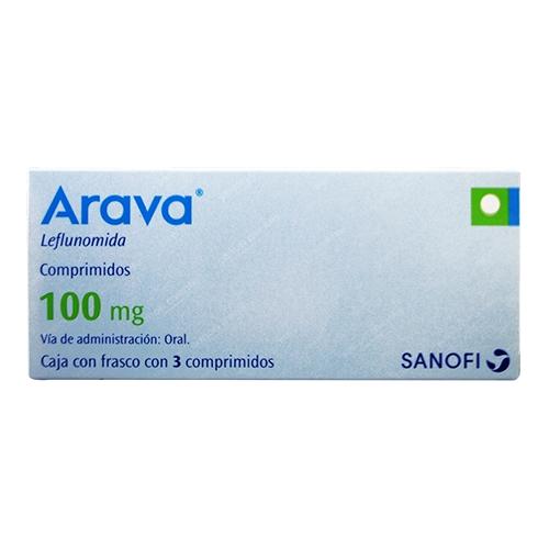 Arava 100 mg 3 Comprimidos - Farmacias Klyns