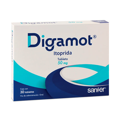 Digamot 50 mg 30 Tabletas - Farmacias Klyns