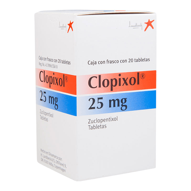Clopixol 25 mg 20 Tabletas - Farmacias Klyns