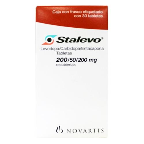Stalevo 200 mg / 50 mg / 200 mg 30 Tabletas - Farmacias Klyns