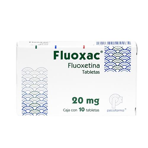 Fluoxac 20 mg 10 Tabletas - Farmacias Klyns