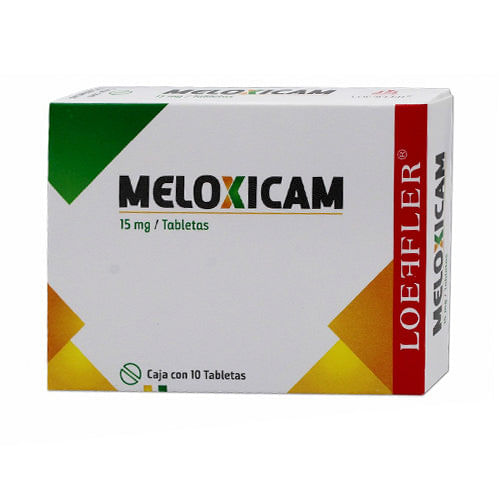 Loeffler Meloxicam 15 mg 10 Tabletas - Farmacias Klyns