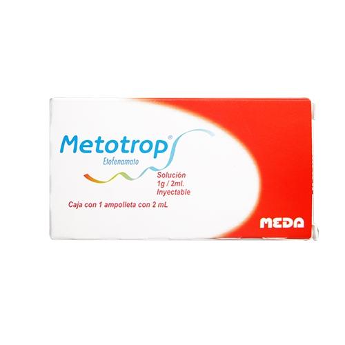 Metotrop IM Solucion Inyectable 1 g / 2 mL 1 Ampolleta - Farmacias Klyns
