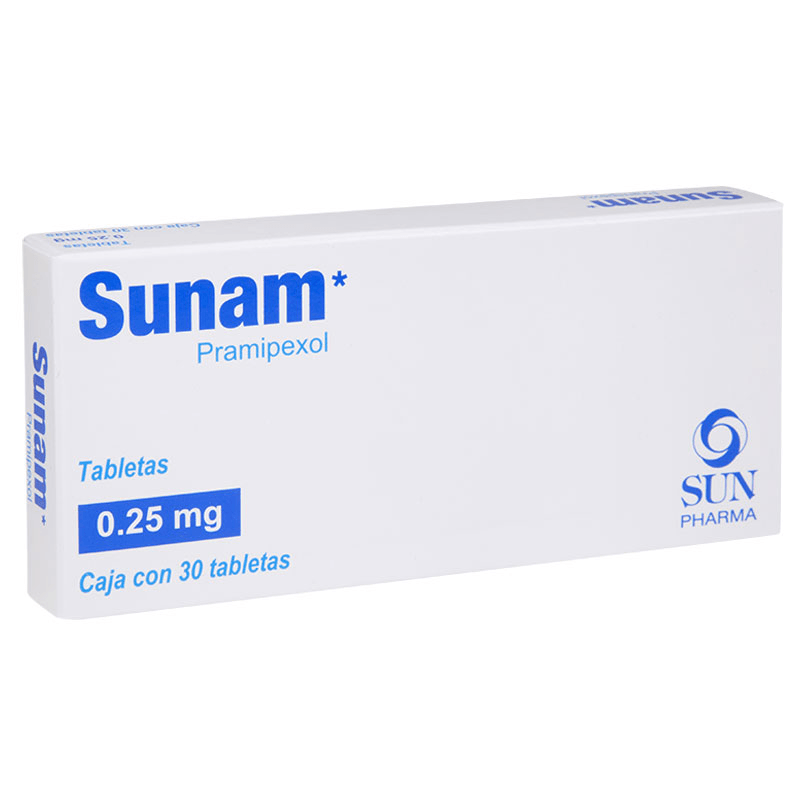 Sunam 0.25 mg 30 Tabletas - Farmacias Klyns
