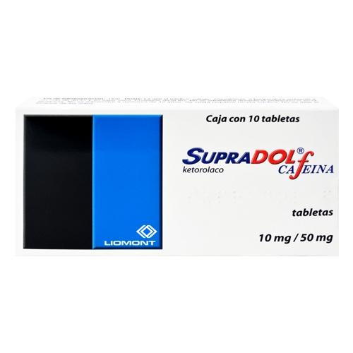 Supradol F 10 mg / 50 mg 10 Tabletas - Farmacias Klyns
