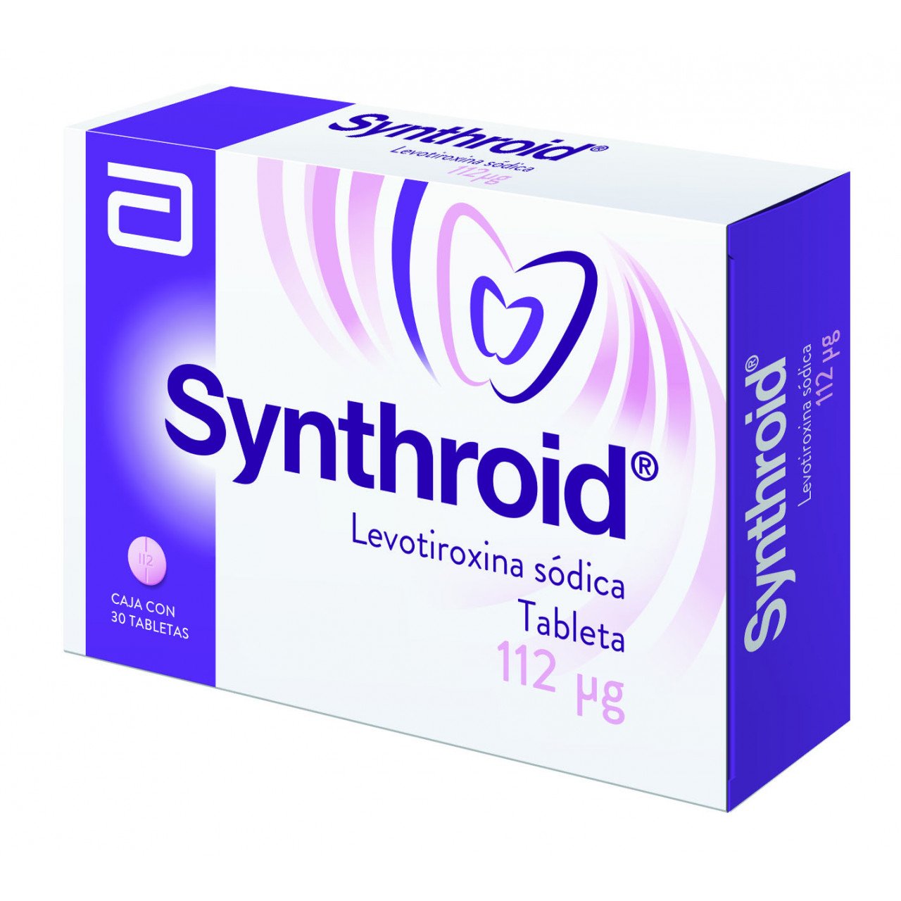 Synthroid 112 mcg 30 Tabletas - Farmacias Klyns