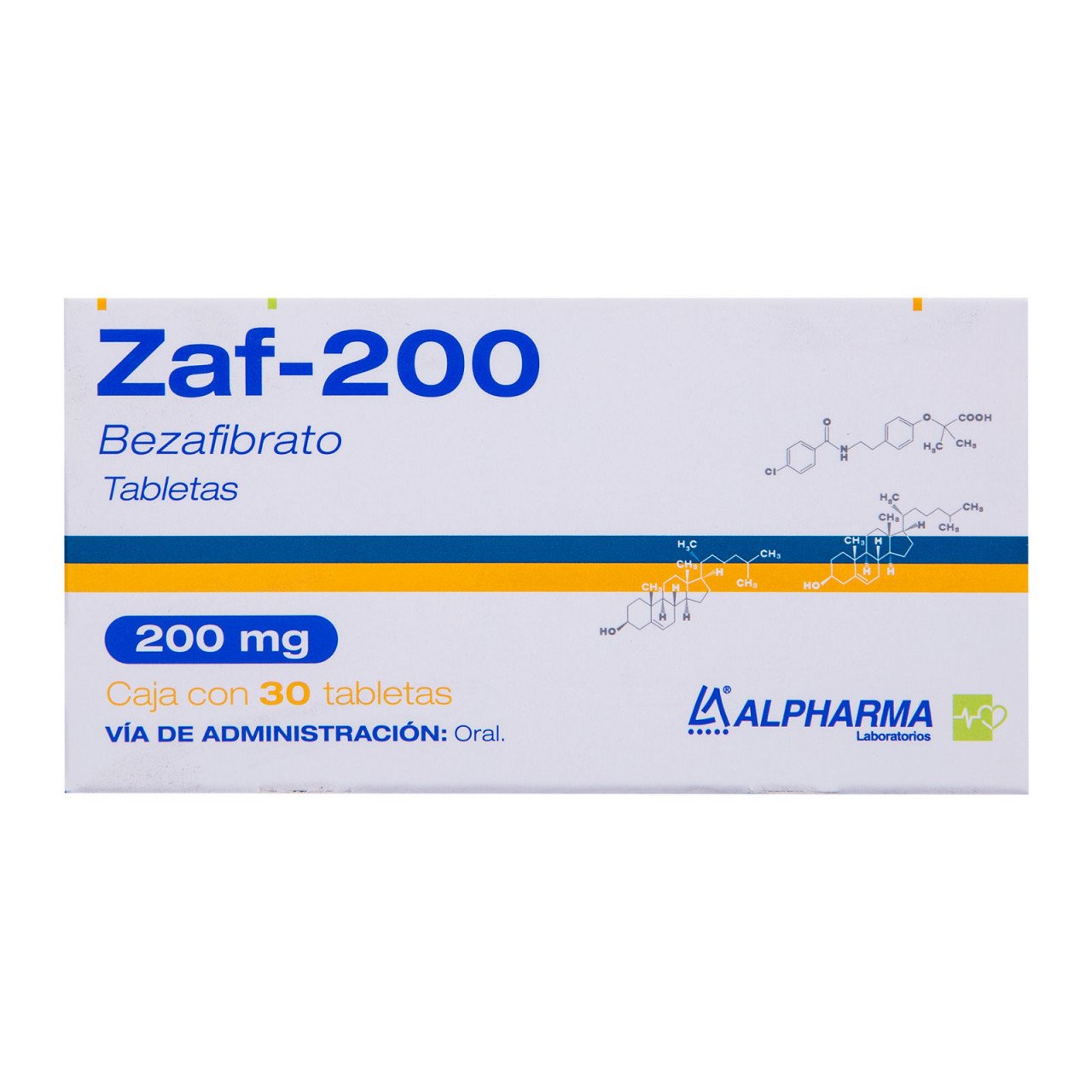 Zaf-200 200 mg 30 Tabletas - Farmacias Klyns