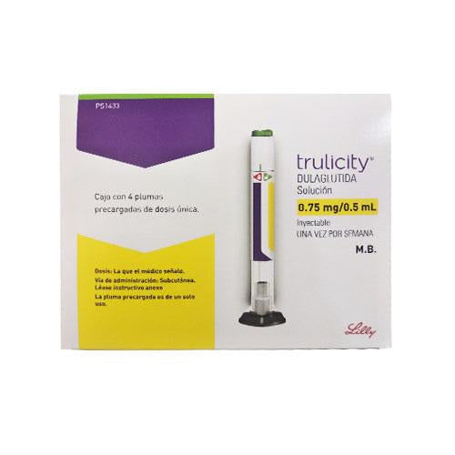 Trulicity Solucion Inyectable 0.75 mg / 0.5 mL 4 Plumas - Farmacias Klyns