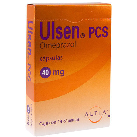 Ulsen PCS 40 mg 14 Capsulas - Farmacias Klyns