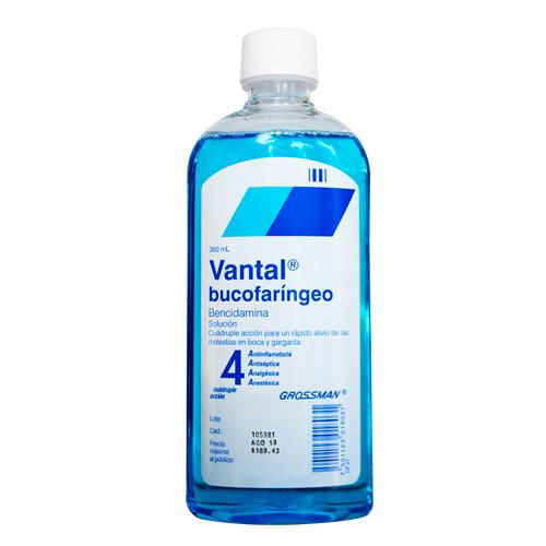 Vantal Solucion 15 g 360 mL - Farmacias Klyns
