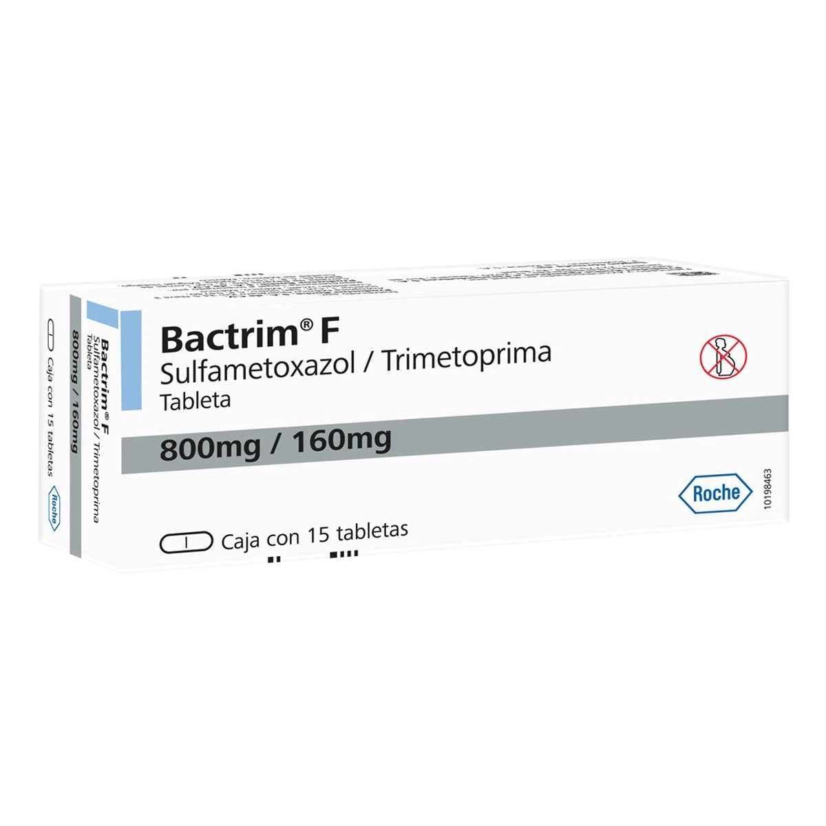 Bactrim F 800 mg / 160 mg 15 Tabletas - Farmacias Klyns