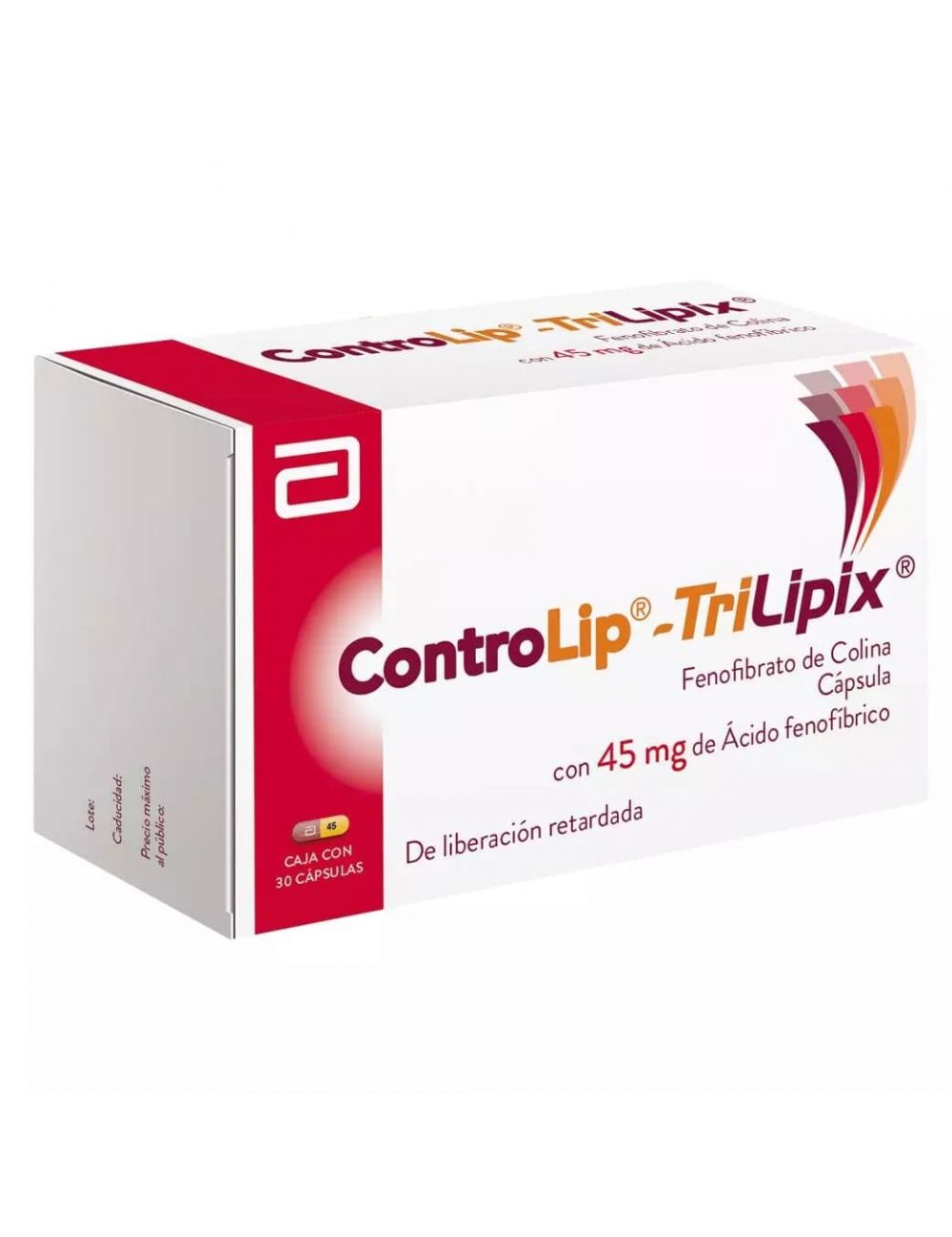 Controlip Trilipix 45 mg 30 Capsulas - Farmacias Klyns