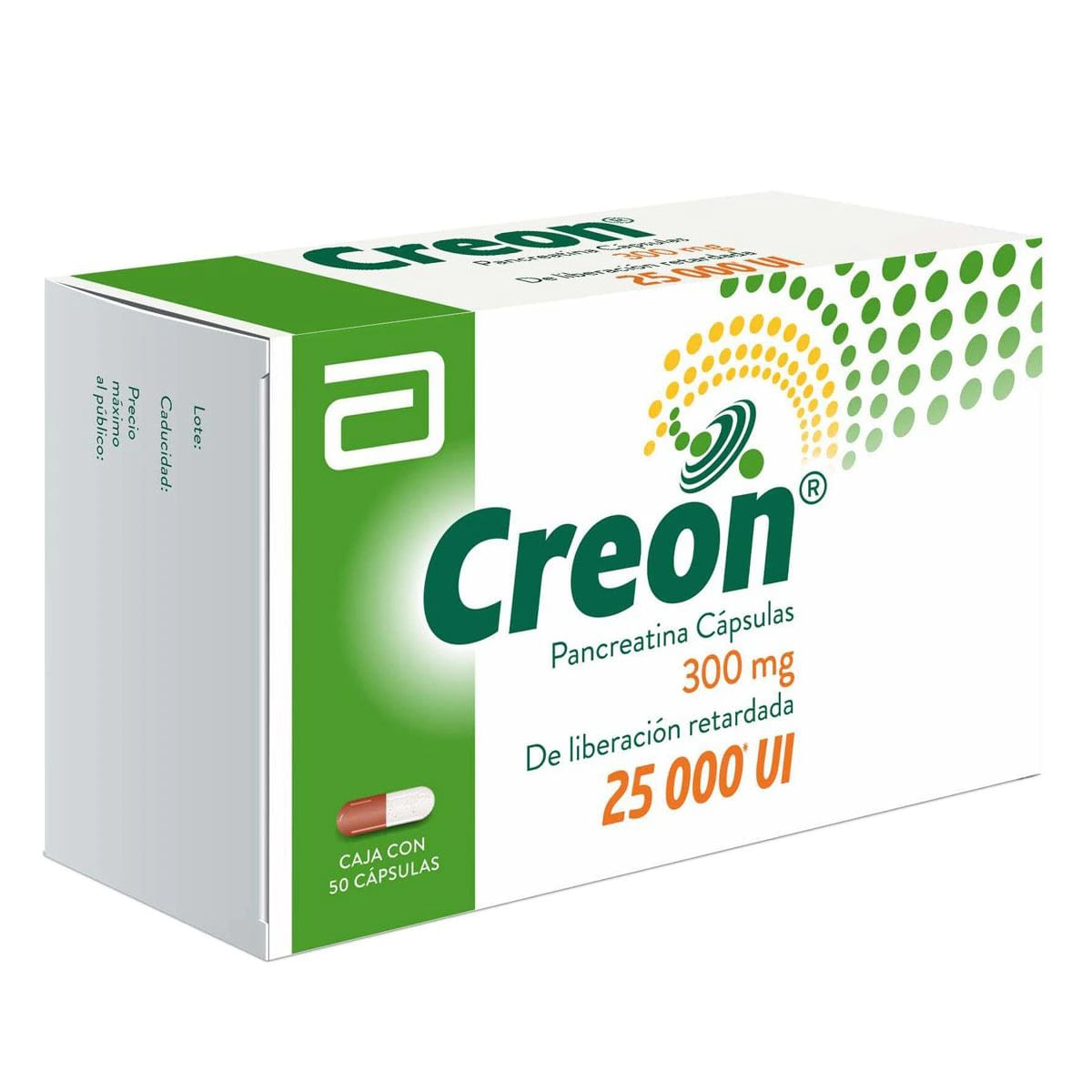 Creon 300 mg 50 Capsulas - Farmacias Klyns