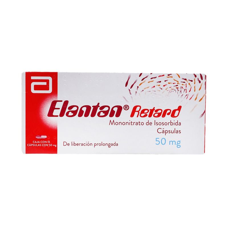 Elantan Retard 50 mg 15 Capsulas - Farmacias Klyns