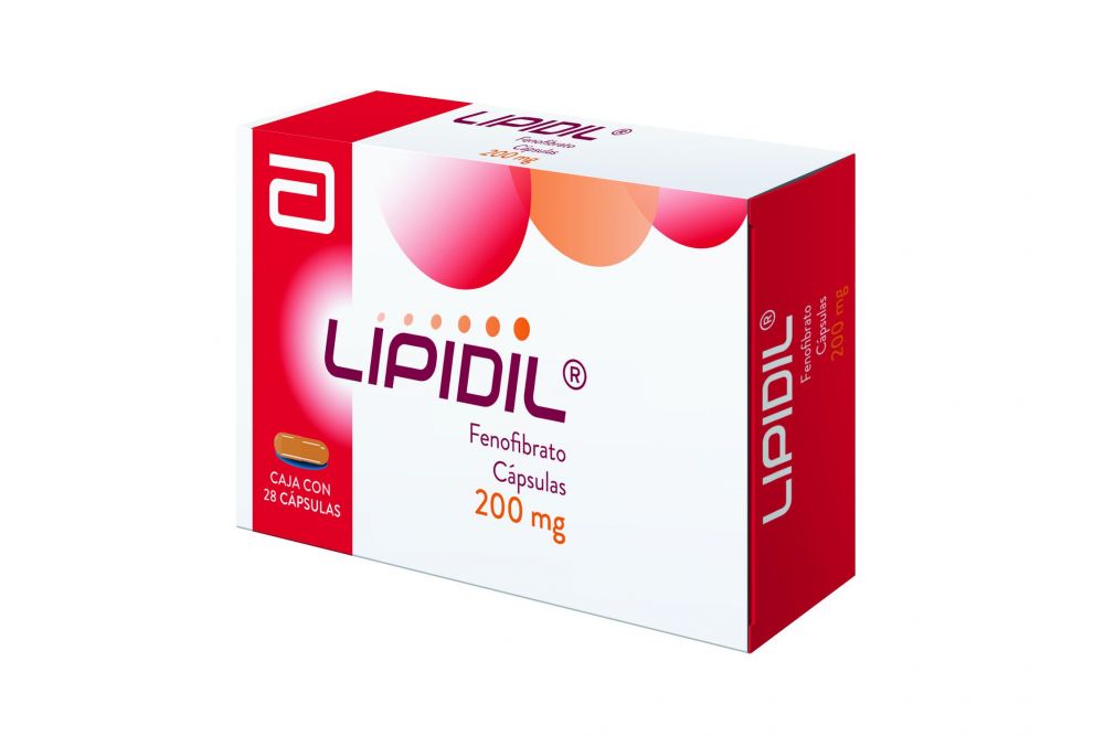 Lipidil 200 mg 28 Capsulas - Farmacias Klyns