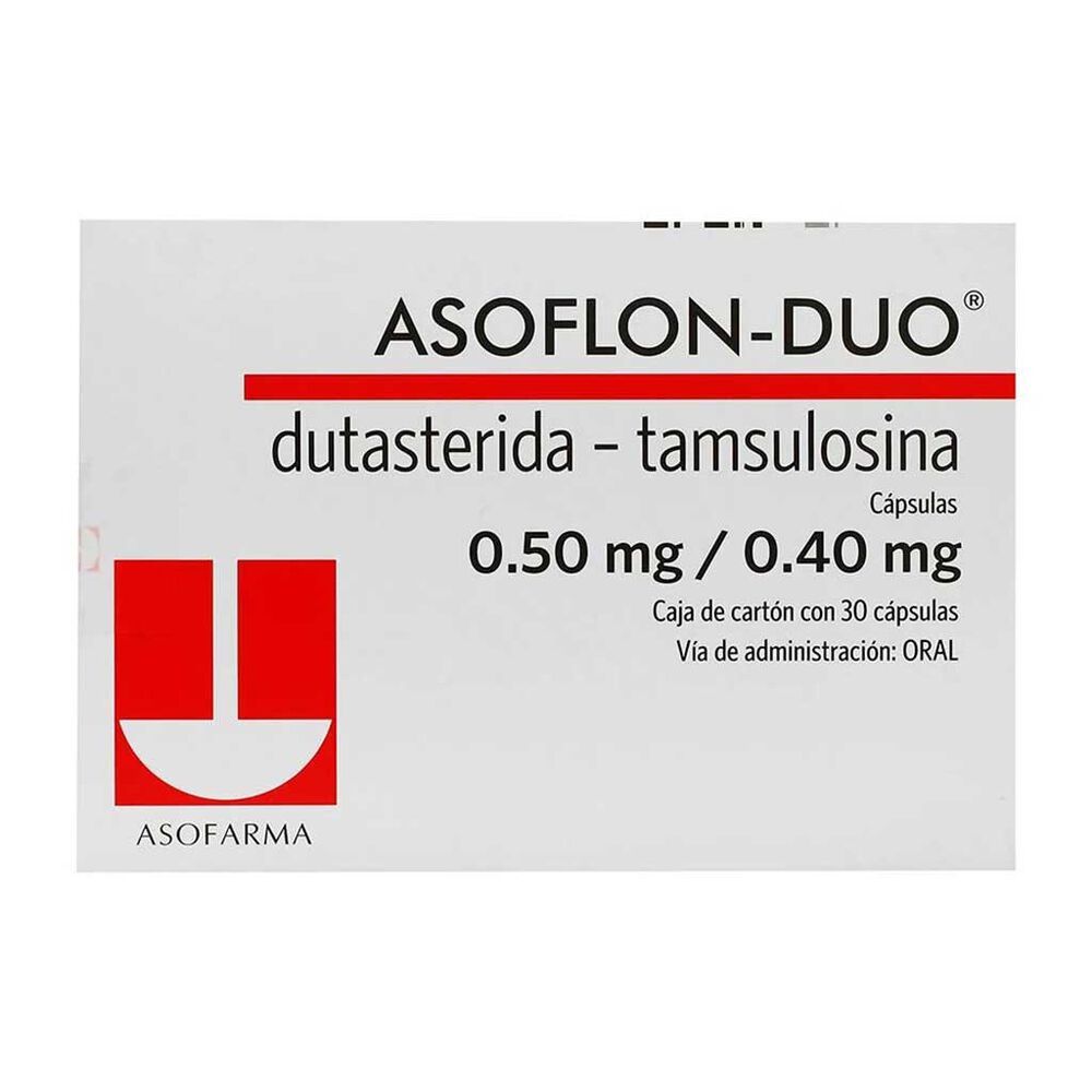Asoflon-Duo 0.50 mg / 0.40 mg 30 Capsulas - Farmacias Klyns
