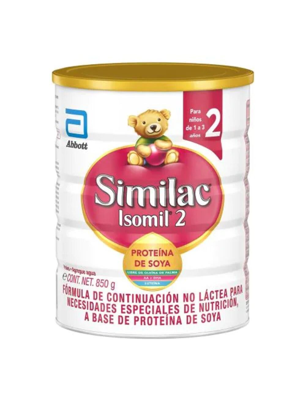 Similac Isomil Soya 2 850 g - Farmacias Klyns
