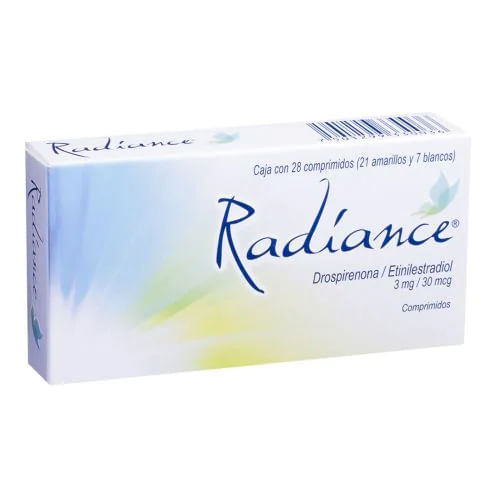 Radiance 3 mg / 30 mcg 28 Comprimidos - Farmacias Klyns