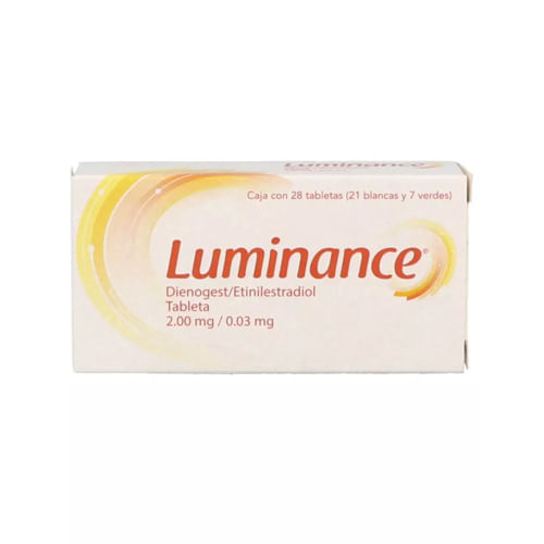 Luminance 2.00 mg / 0.03 mg 28 Capsulas - Farmacias Klyns